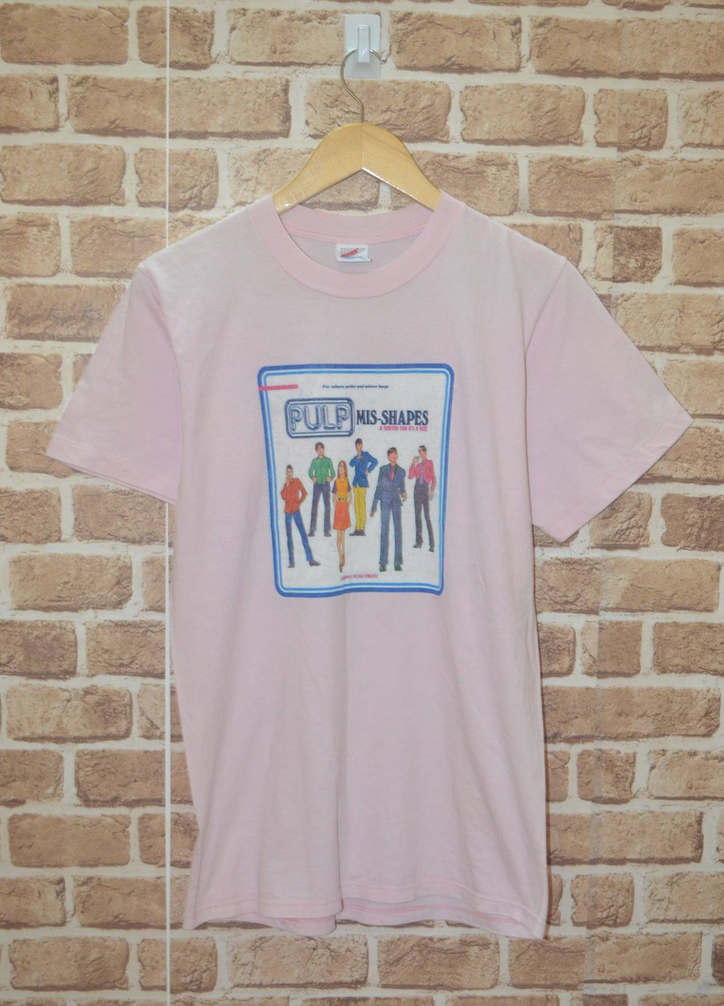 Rock T Shirt Vintage 90s Pulp Mis-shapes promo album tour shirt jarvis ...