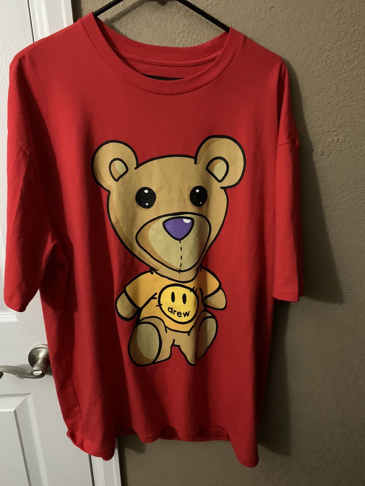 Drew House Justin Bieber Drew House Teddy SS Shirt L | Grailed