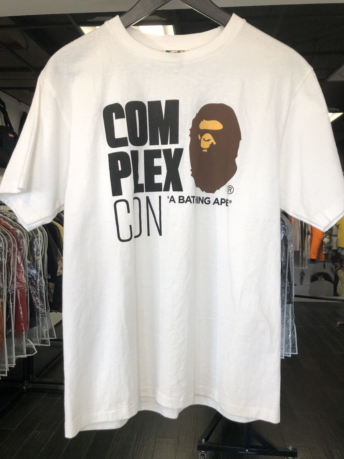 Bape A bathing ape x complexcon t-shirt | Grailed