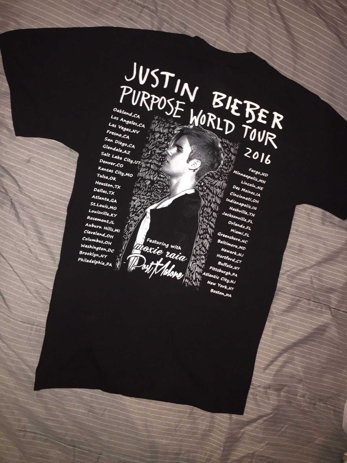 Tour Tee New Justin Bieber merch purpose t shirt world changes hoodie ...
