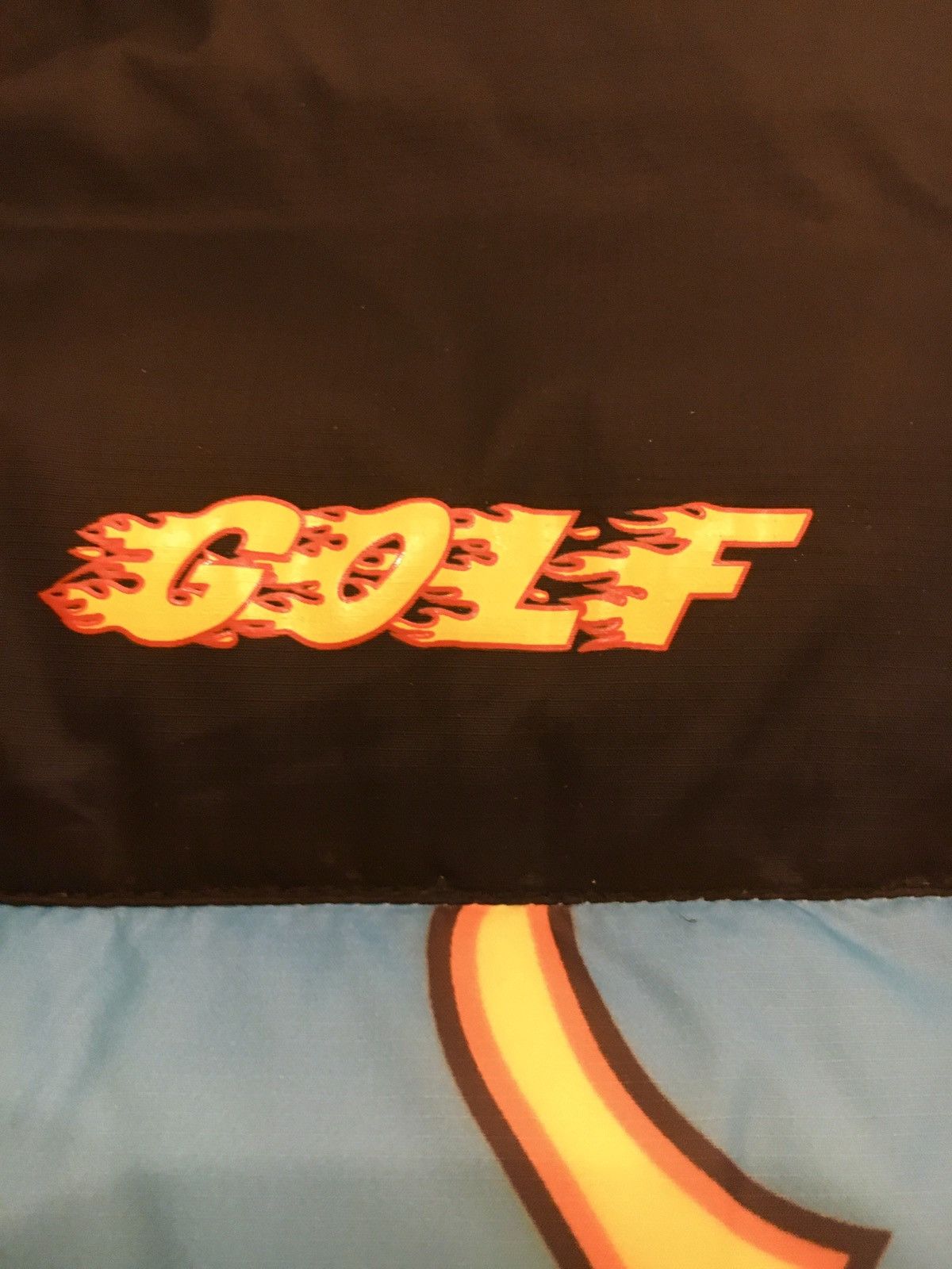 Golf Wang Blue Flame Puffer | Grailed