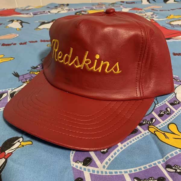 Vintage Vintage Washington Redskins Red Leather Hat | Grailed
