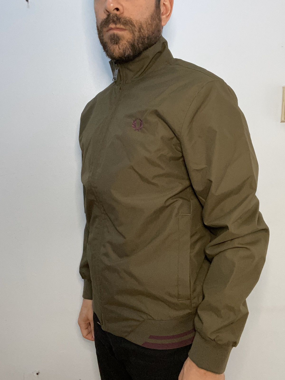 Fred Perry FRED PERRY Bomber Jacket - NWT - Army Green - Small | Grailed