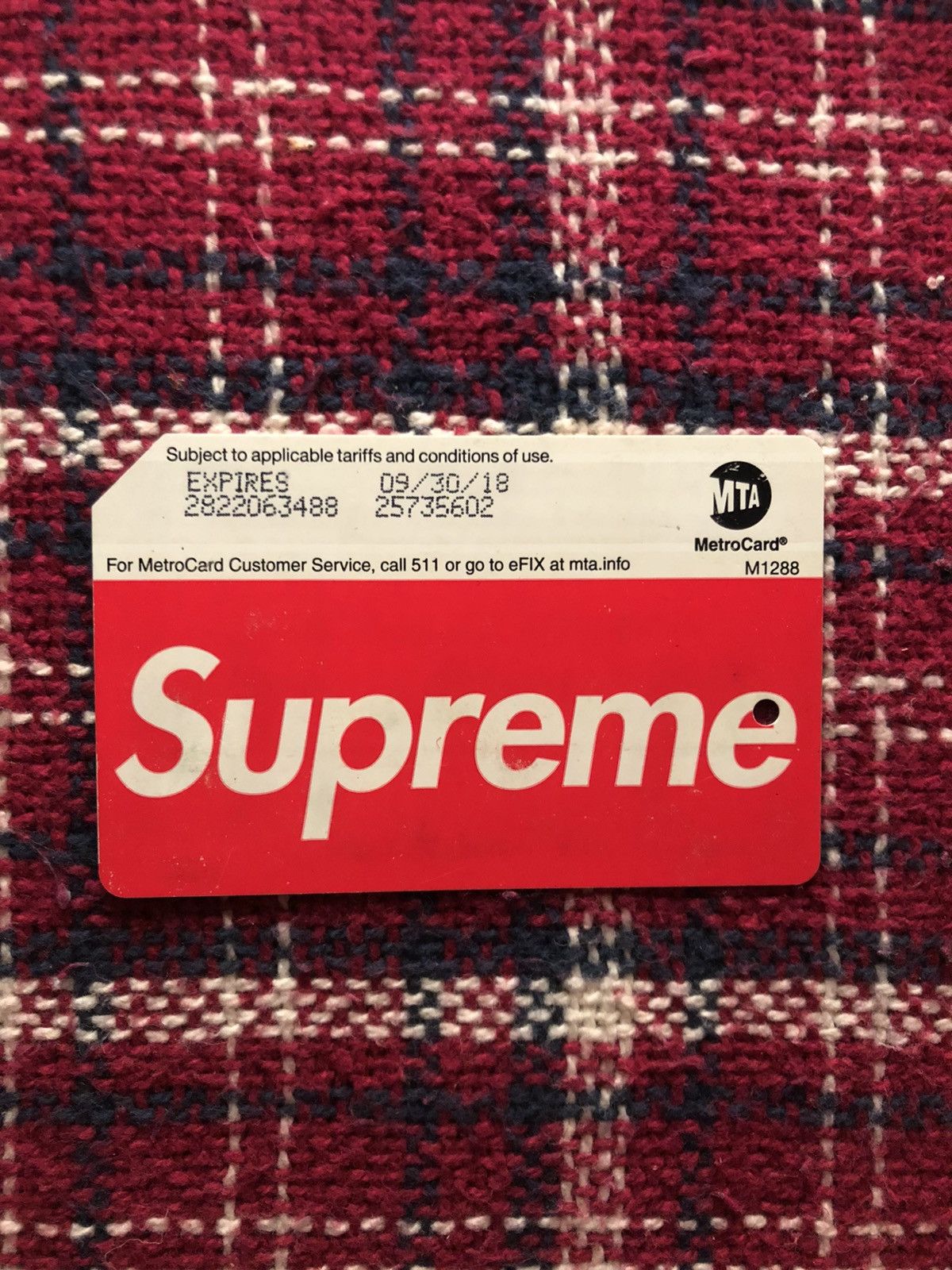Supreme Metrocard | Grailed
