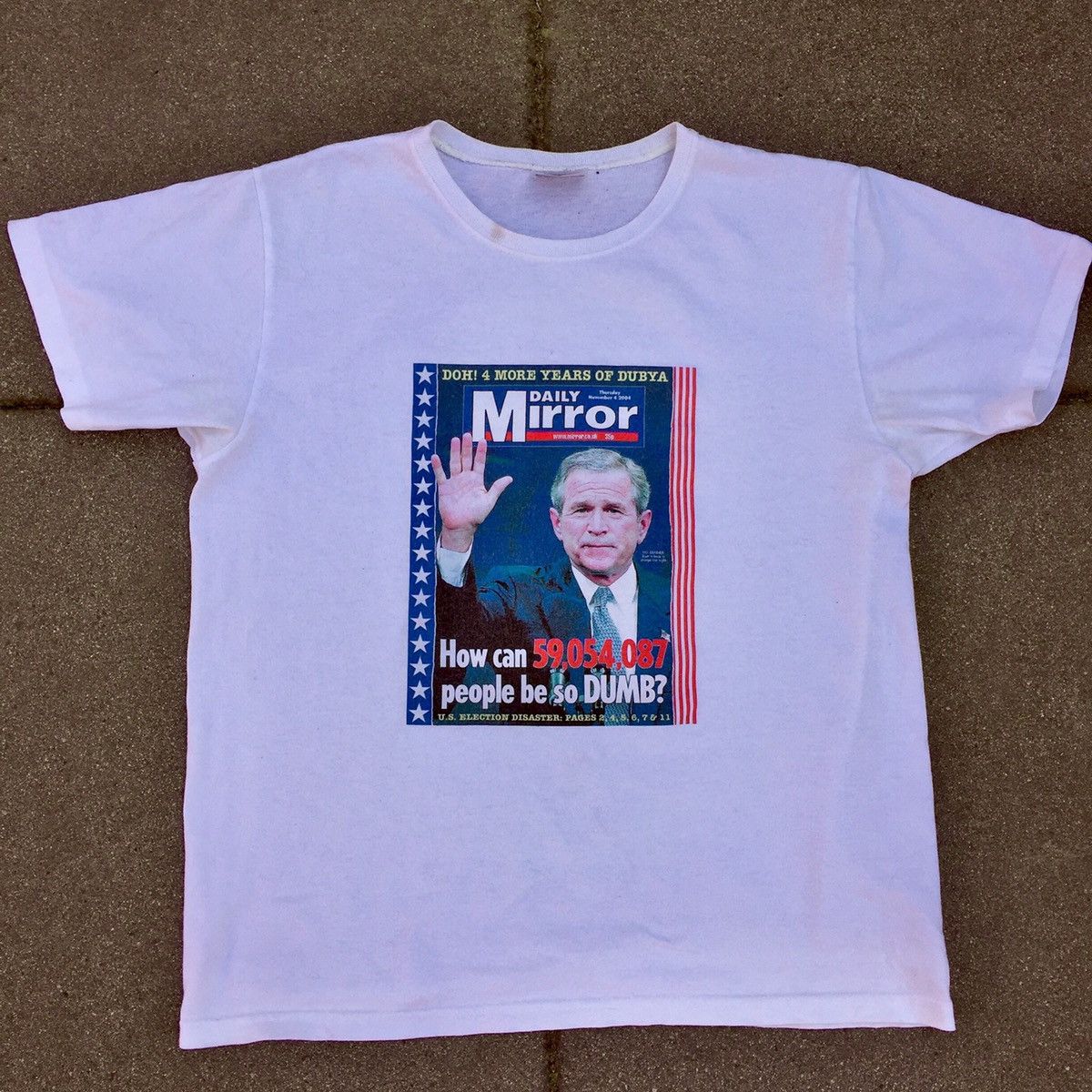 Made In Usa × Vintage Vintage President George Bush Political Tee Daily ...