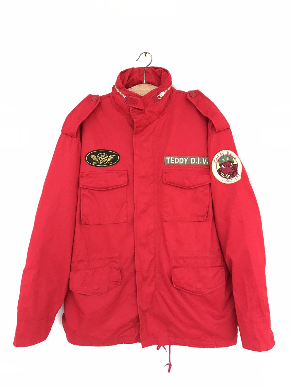 Japanese Brand × Military × Tedman Tedman Company Red Devil Parka ...