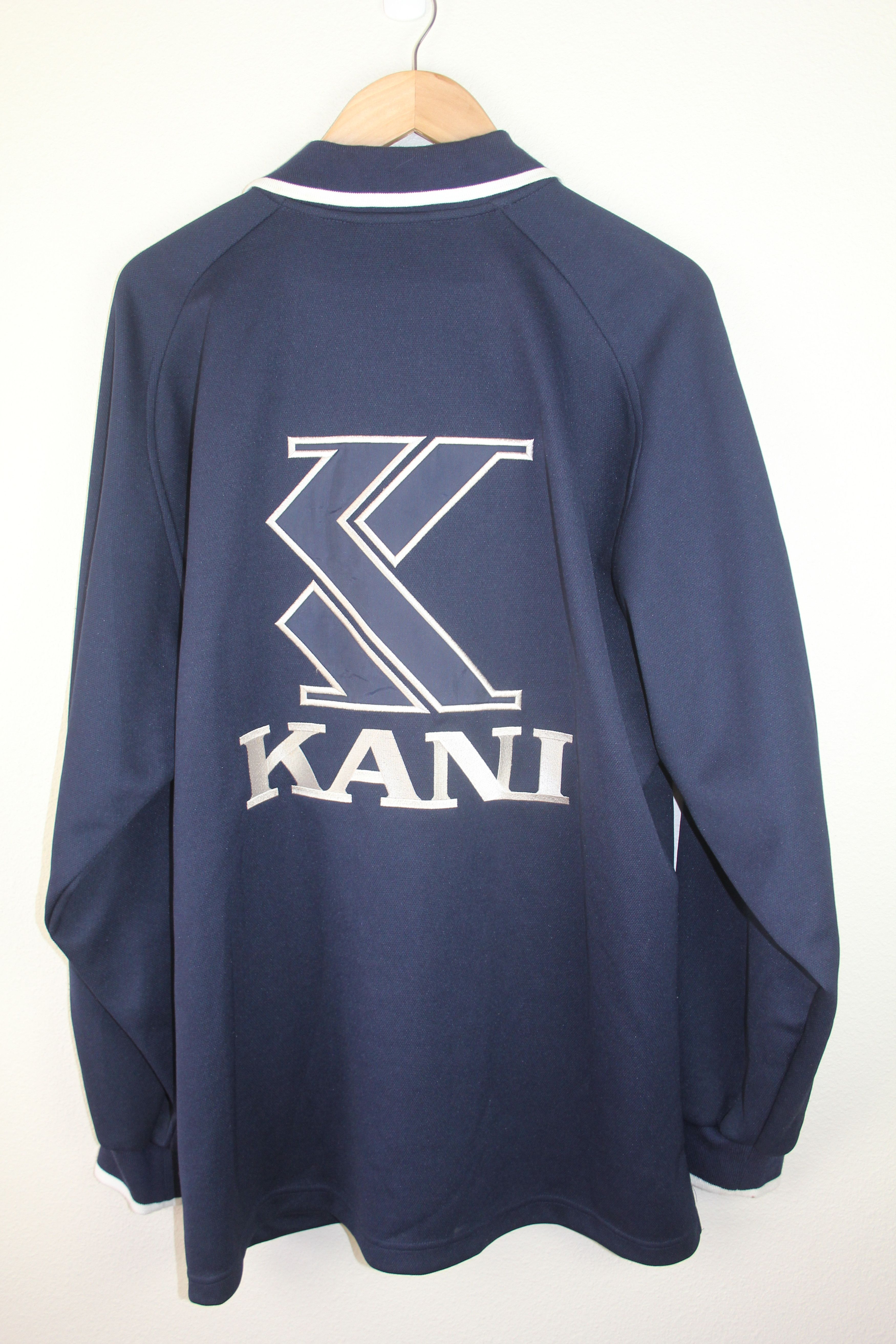Karl Kani × Streetwear × Vintage VTG 90s Karl Kani Long Sleeve Polo ...