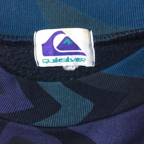 Vintage Quicksilver Sweatshirt Small Logo | Grailed