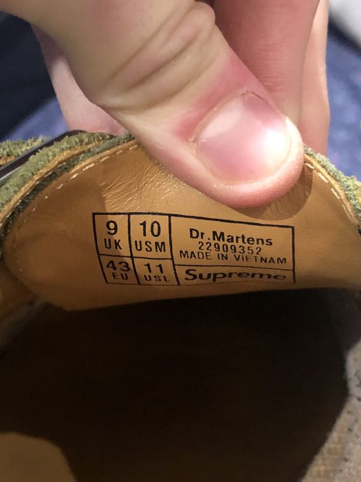 Supreme Supreme X Doc Marten Roused Creeper | Grailed