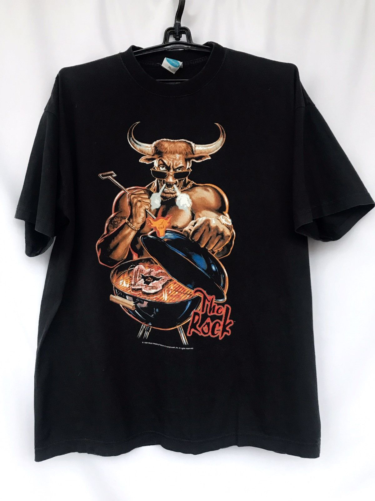 Rock T Shirt The Rock merch t-shirt 1999 Dwayne Johnson | Grailed