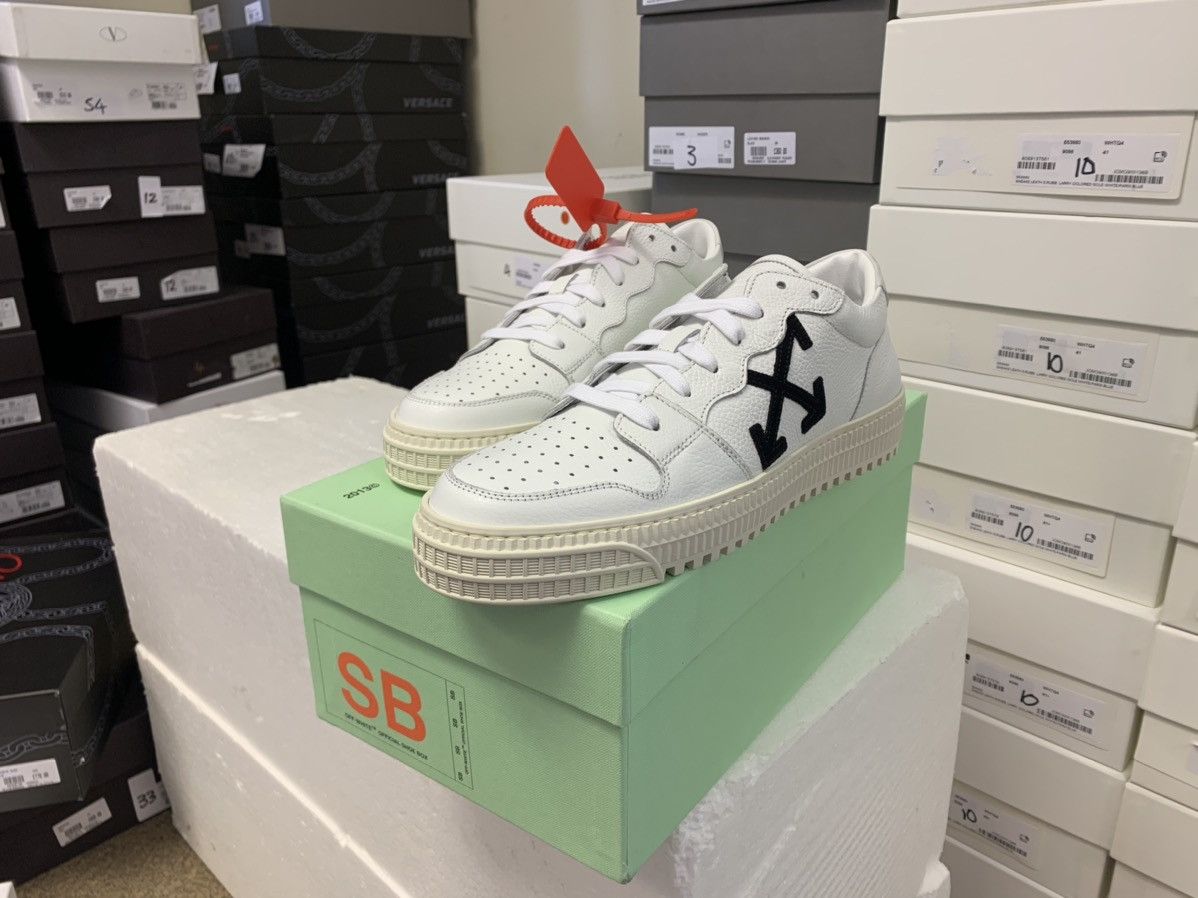 Off-White 3.0 Leather Polo Sneaker in White / Black | Grailed