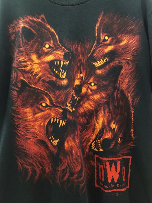 Vintage NWO Wolfpack Vintage 1999 WCW WWF Wrestling Shirt M | Grailed