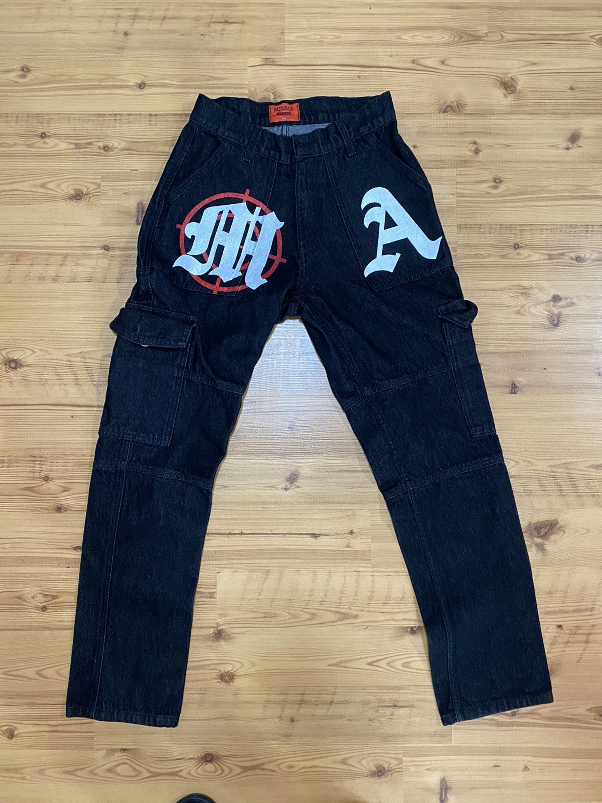 Menace Menace x Absent “Target Practice” Denim Pants | Grailed