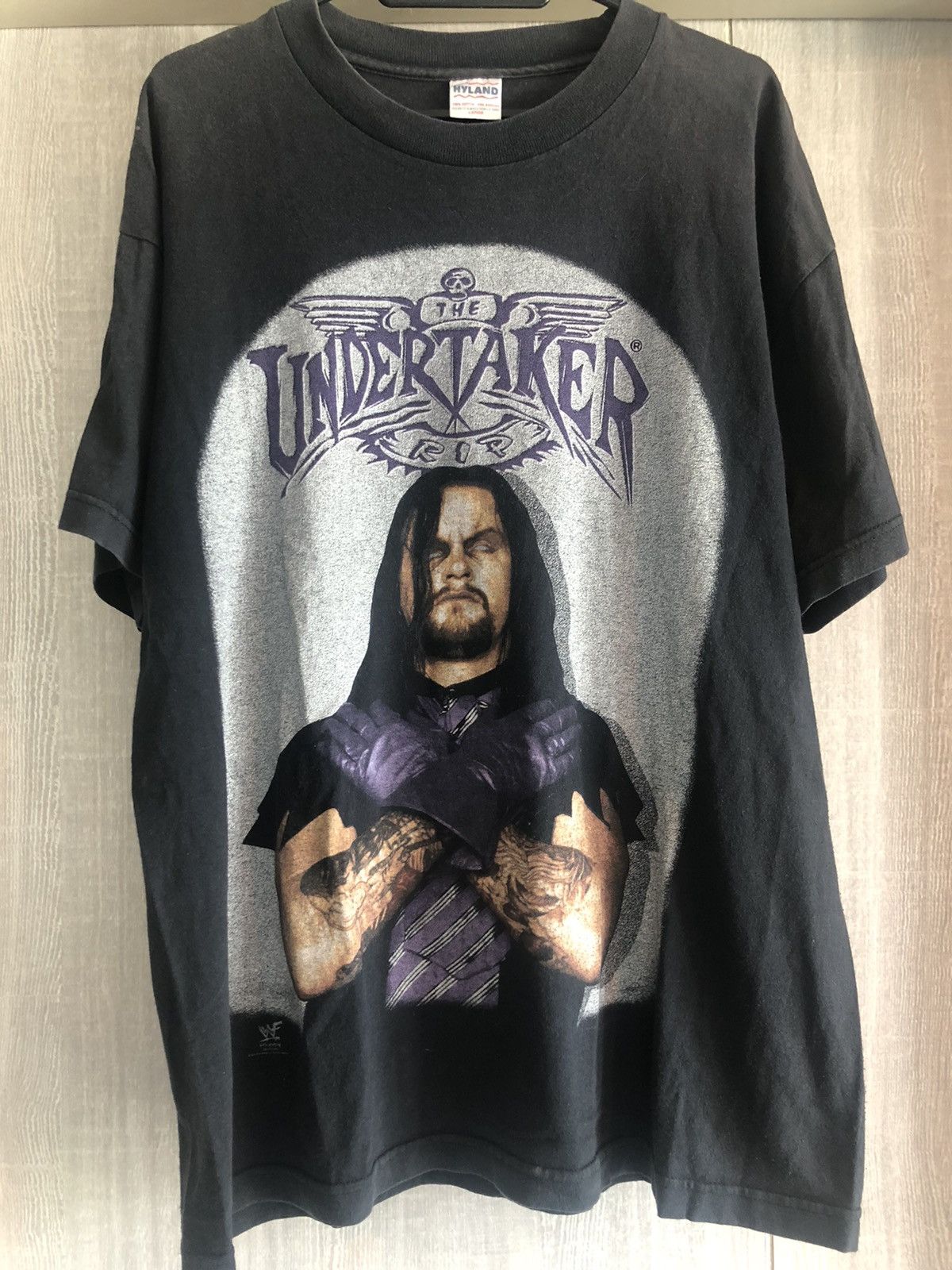 Vintage × Wwf VINTAGE 90’s UNDERTAKER RIP WWF wrestling T-shirt L | Grailed