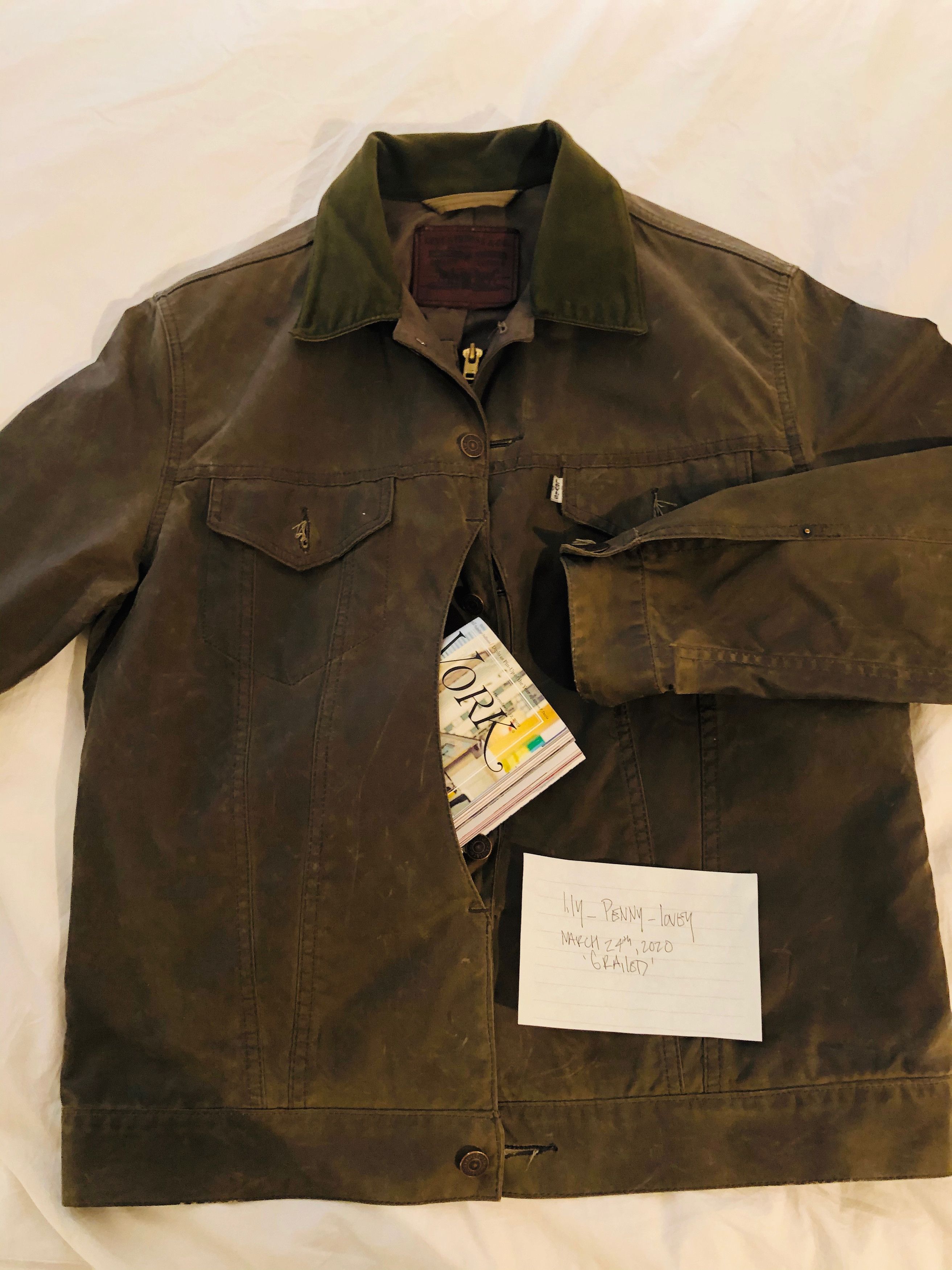 Filson × Levi's Levi’s x Filson Hunter Trucker Jacket - M, Olive | Grailed