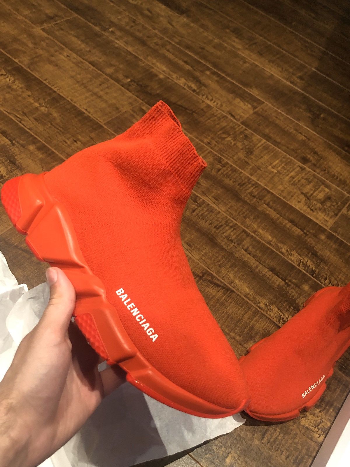 Balenciaga Red Balenciaga Speed Runner | Grailed