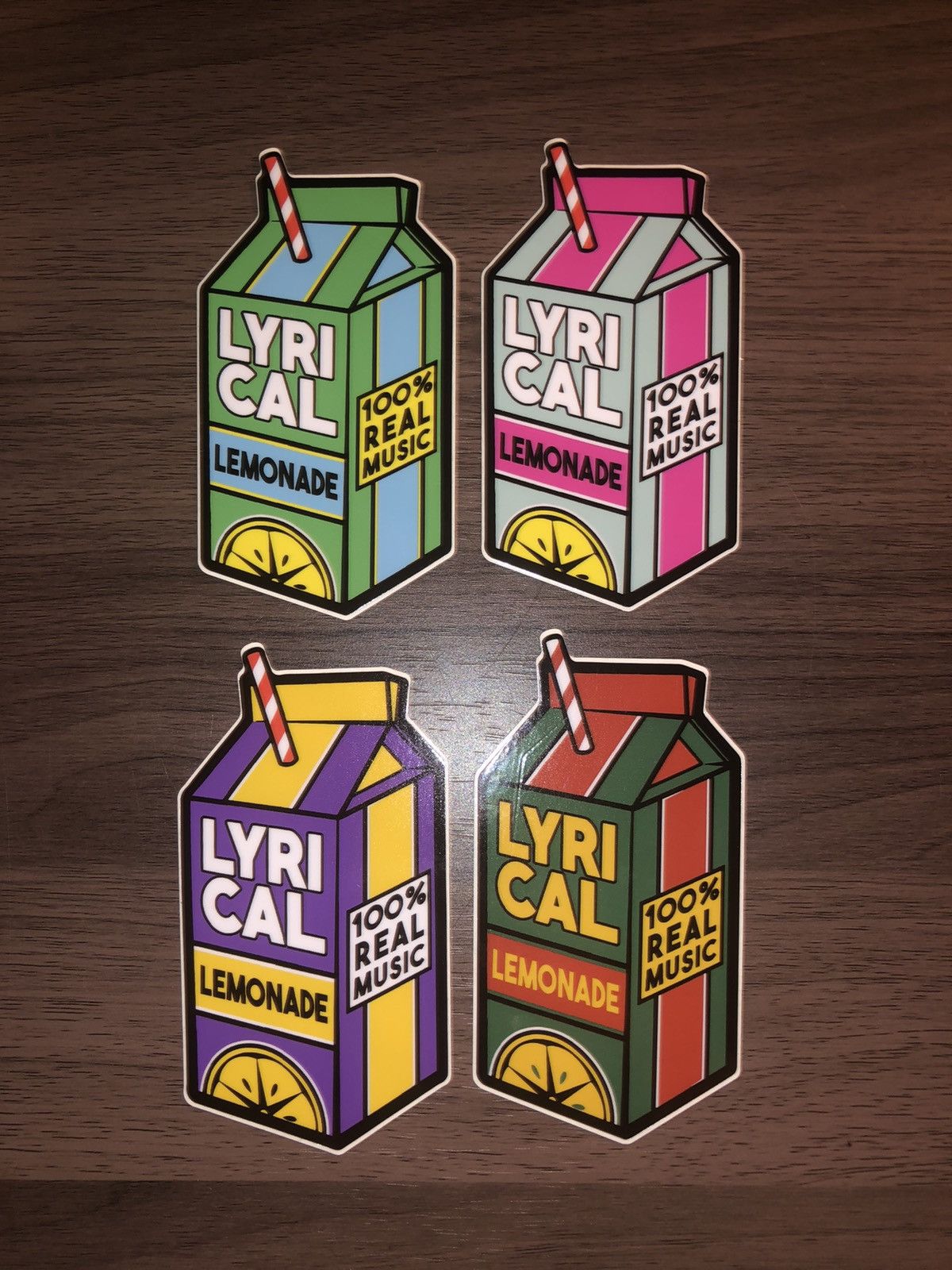 Lyrical Lemonade LYRICAL LEMONADE OG CARTON STICKER BUNDLE | Grailed