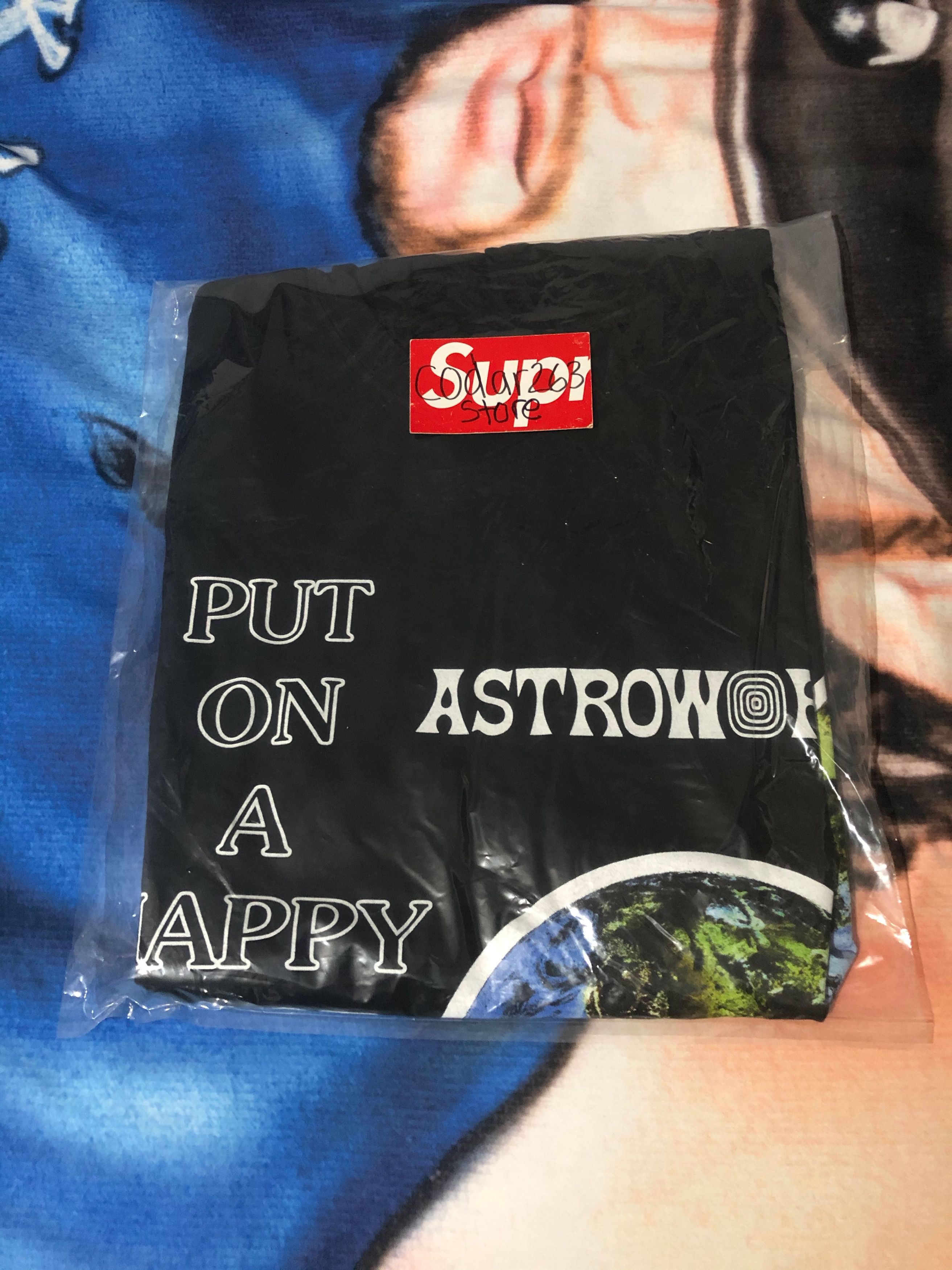 Travis Scott Happy Face Tee - Travis Scott Astroworld Rodeo Tour Merch ...
