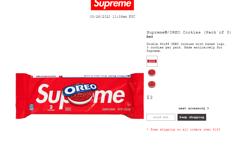 Supreme Supreme 8 Packs - Supreme x OREO Cookies | Grailed