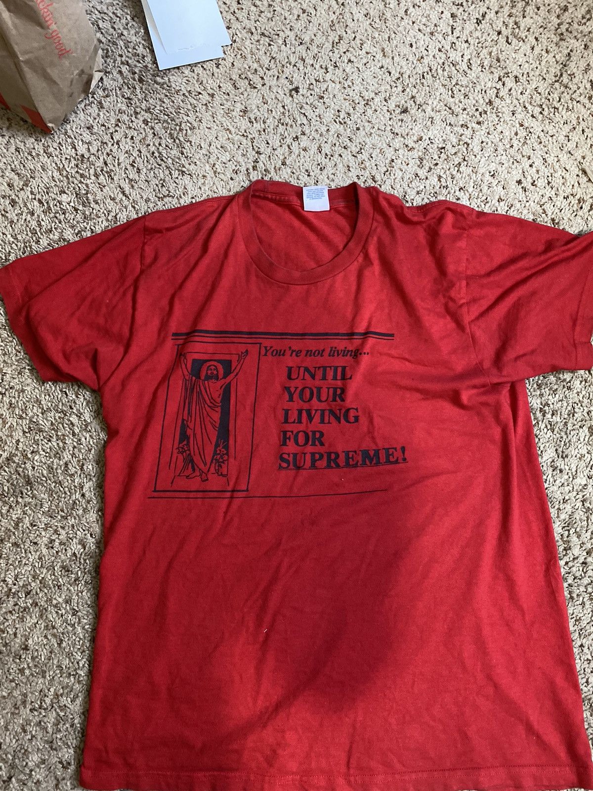 Supreme Jesus Tee | Grailed