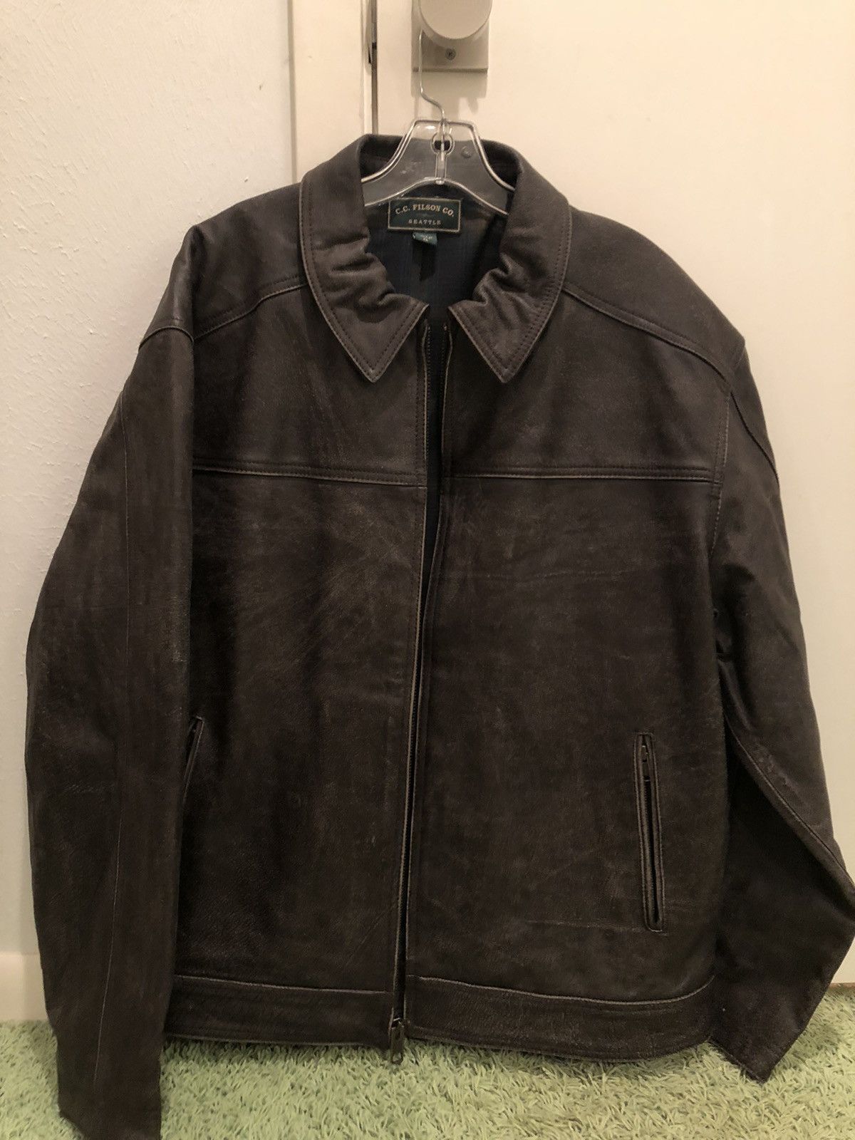 Filson Vintage 90s Filson Leather Jacket | Grailed