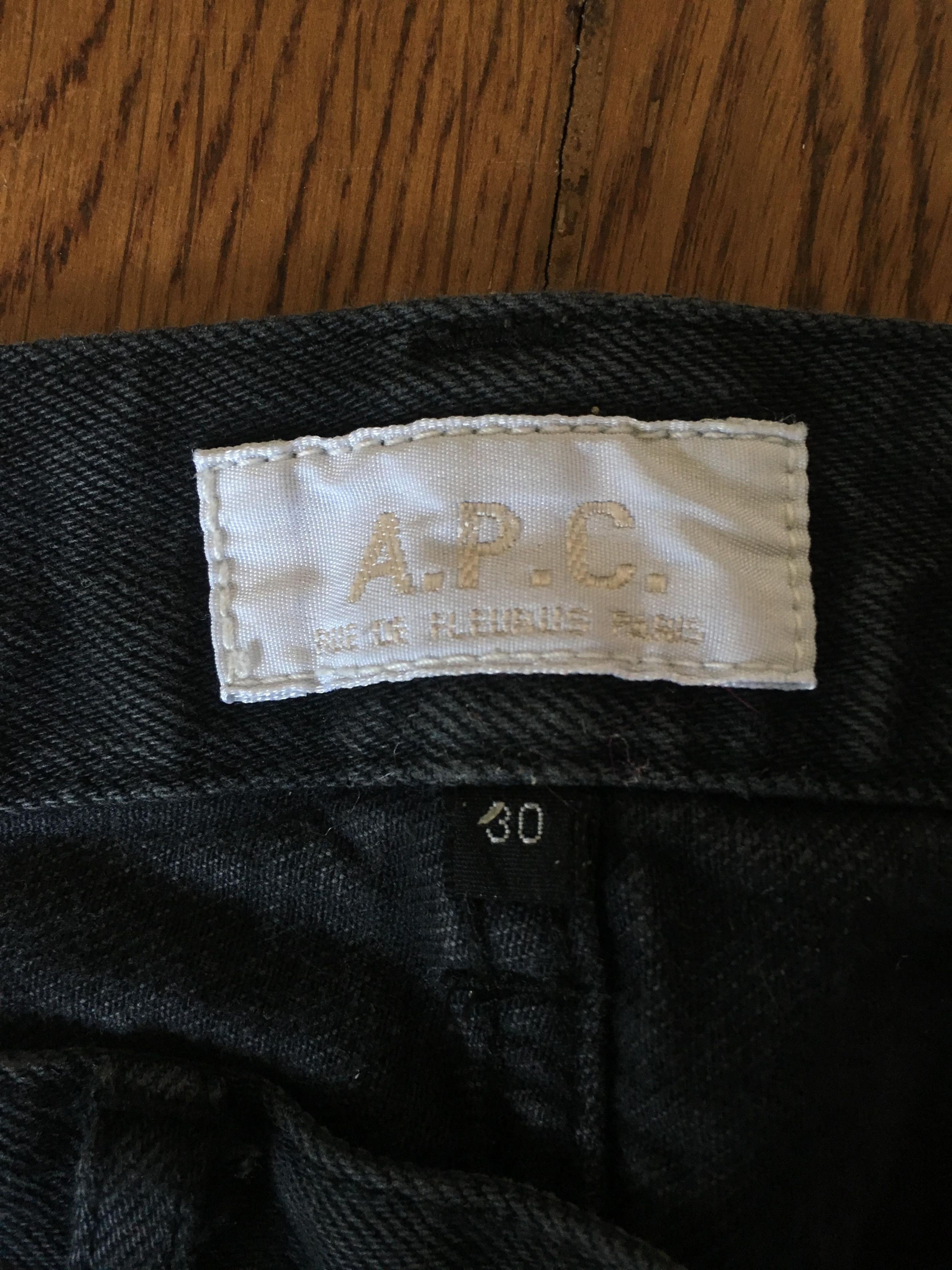 A.P.C. APC NEW STANDARD PAINT DENIM | Grailed