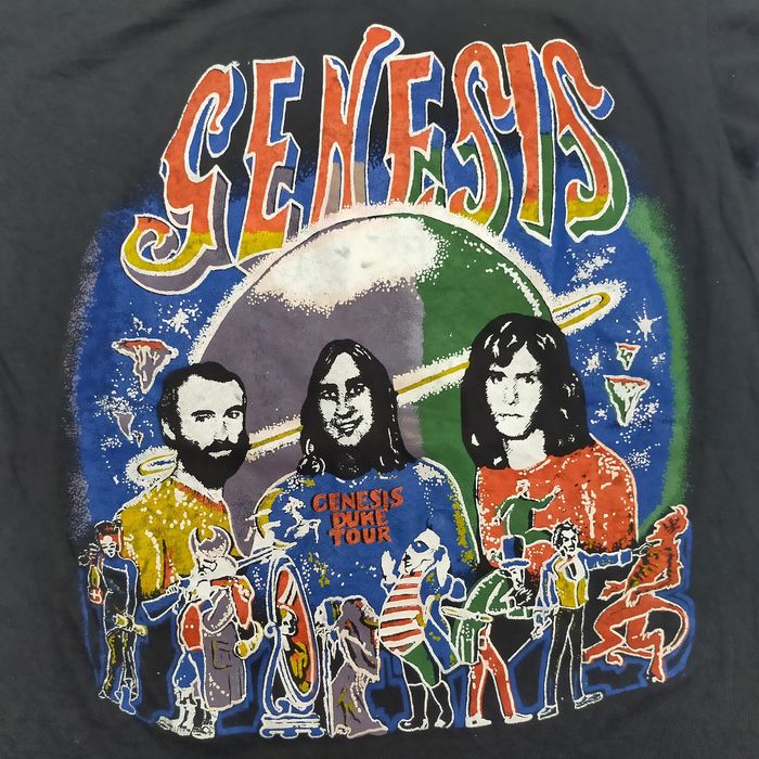 Vintage Vintage 80s Genesis American Tour Bootleg band shirt | Grailed