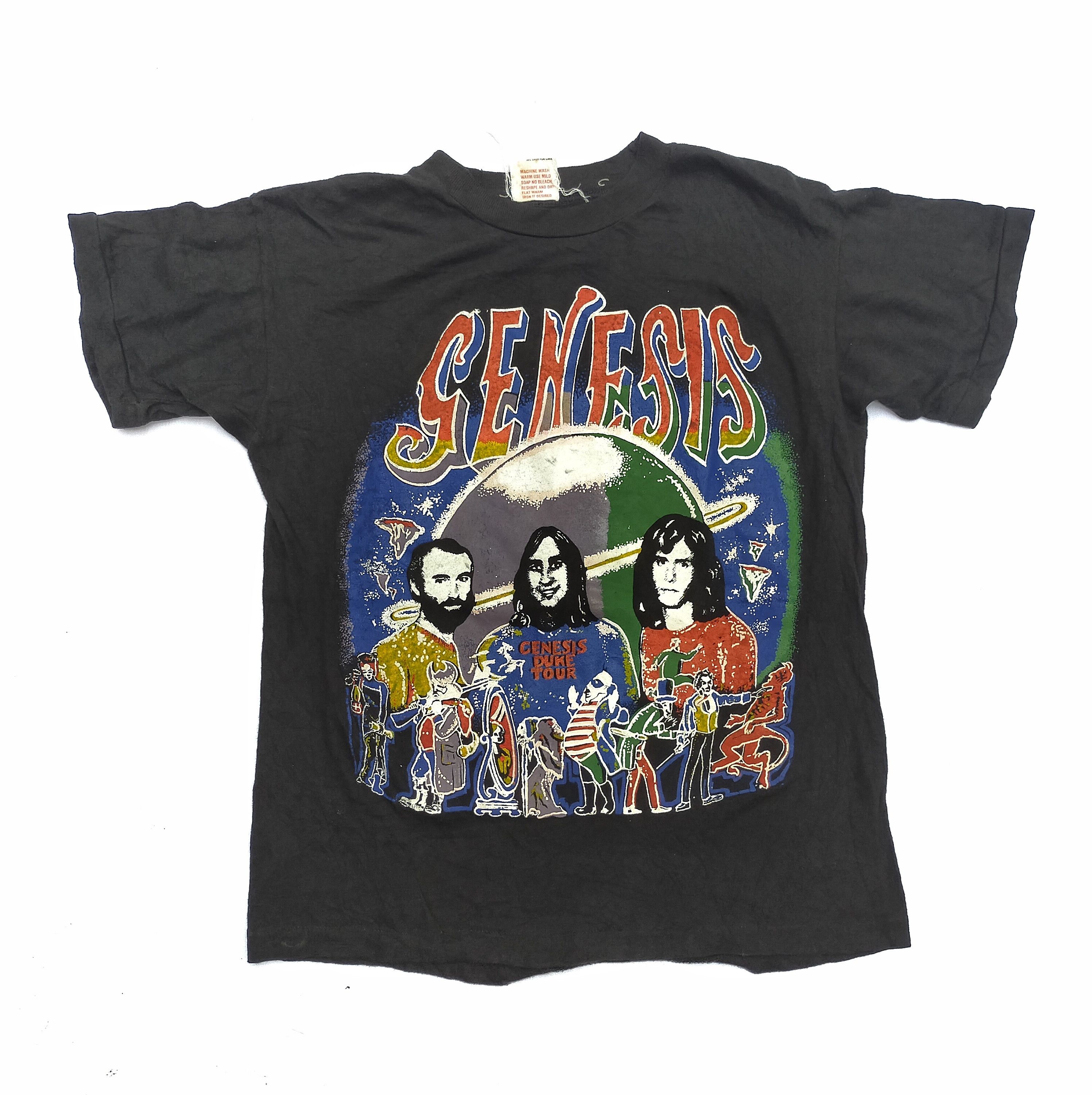 Vintage Vintage 80s Genesis American Tour Bootleg band shirt | Grailed