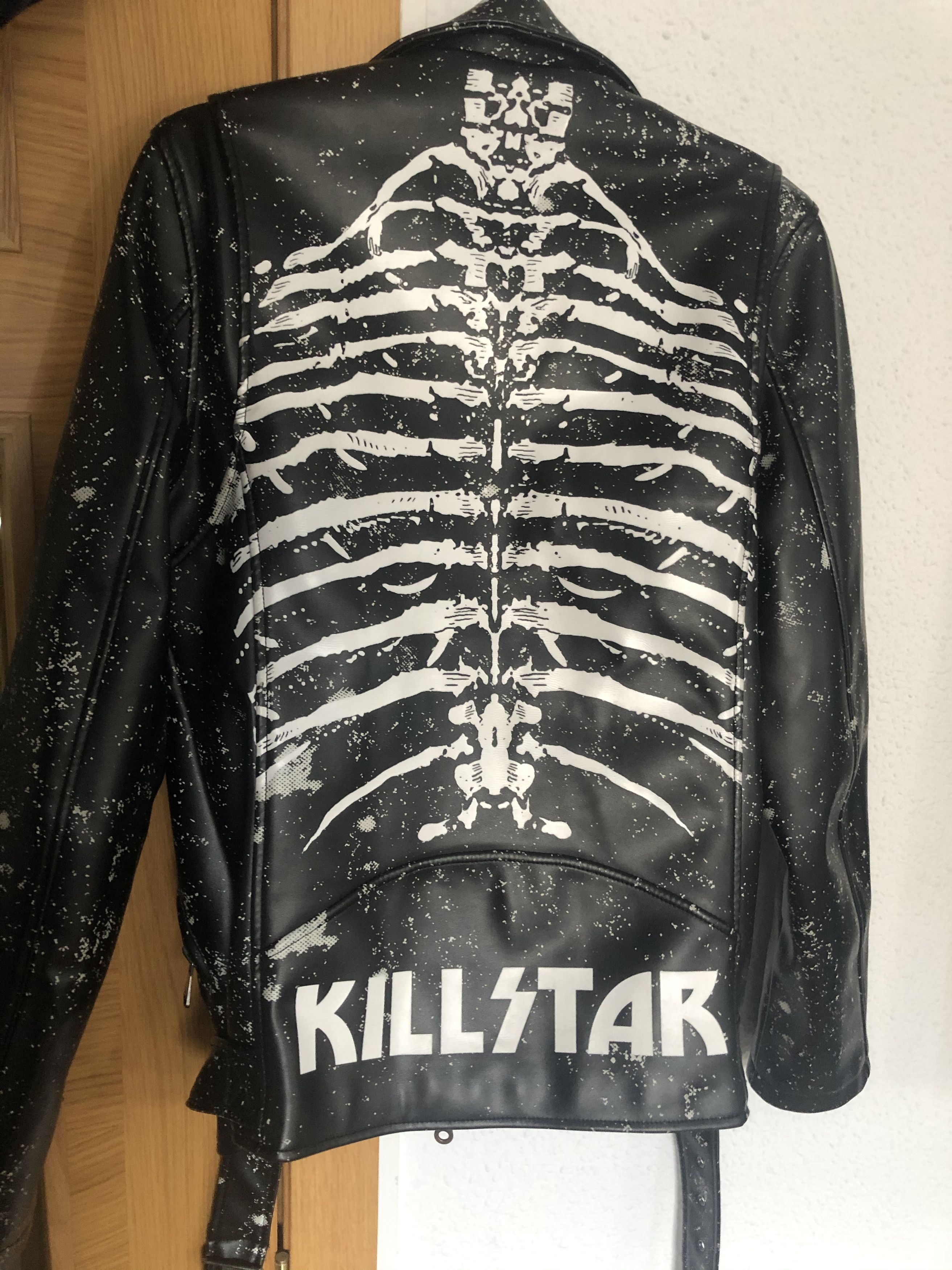 Killstar Killstar Skeleton Leather Jacket Size M | Grailed
