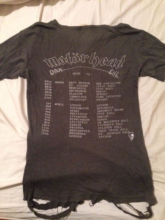 Band Tees 1979 Motorhead/Girlschool band shirt | Grailed