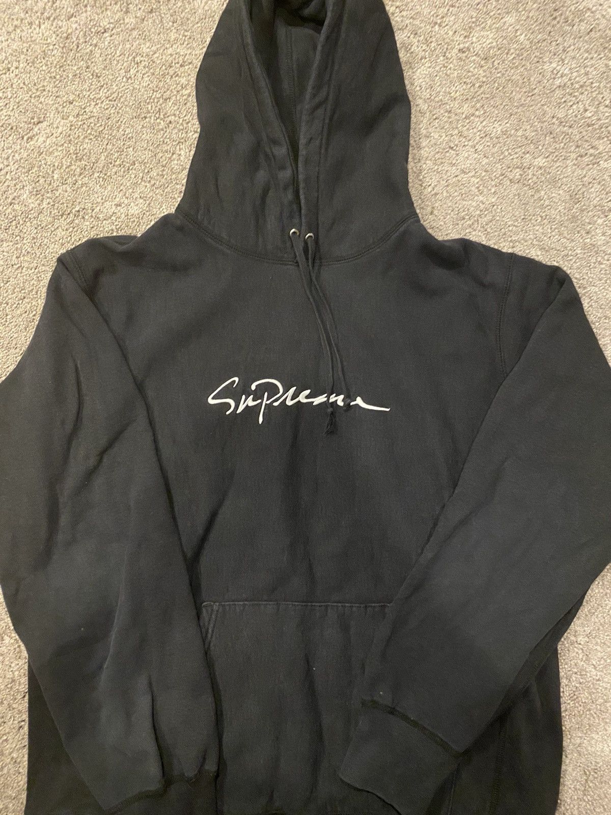 Supreme Classic Script Hoodie | Grailed