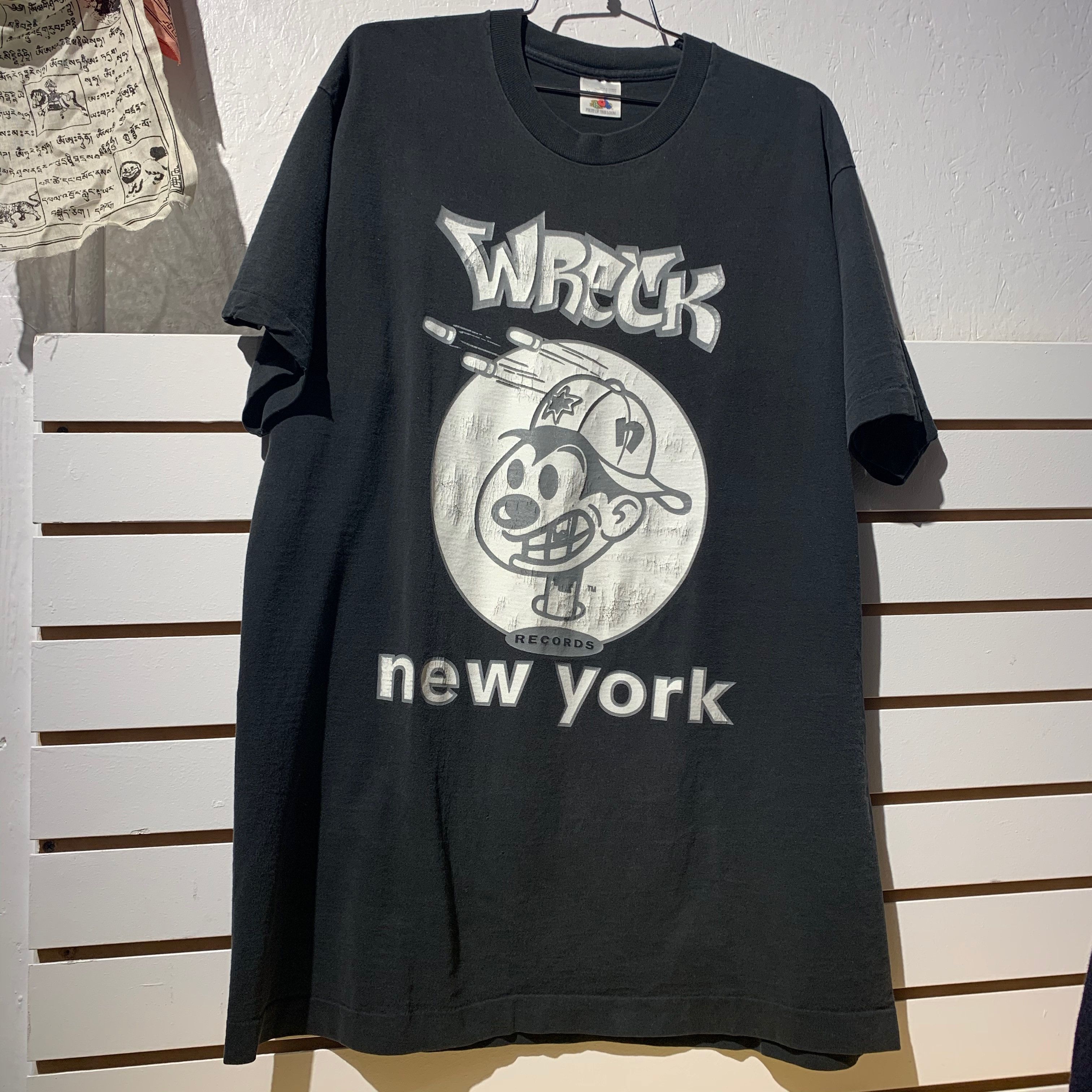 Rap Tees × Vintage Vintage WRECK RECORDS hiphop raptee nervous records ...