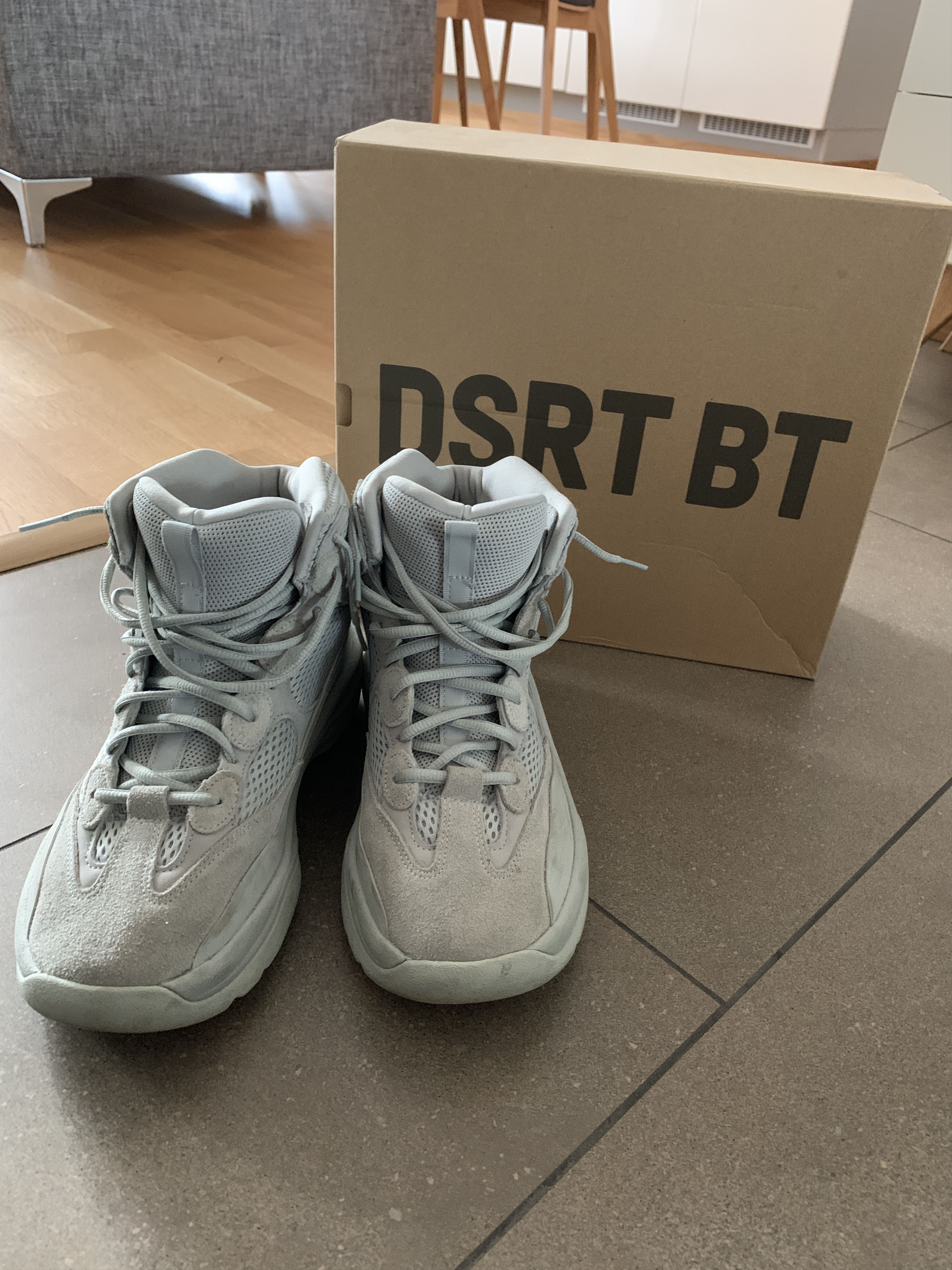 Adidas Yeezy Desert Boot Salt | Grailed