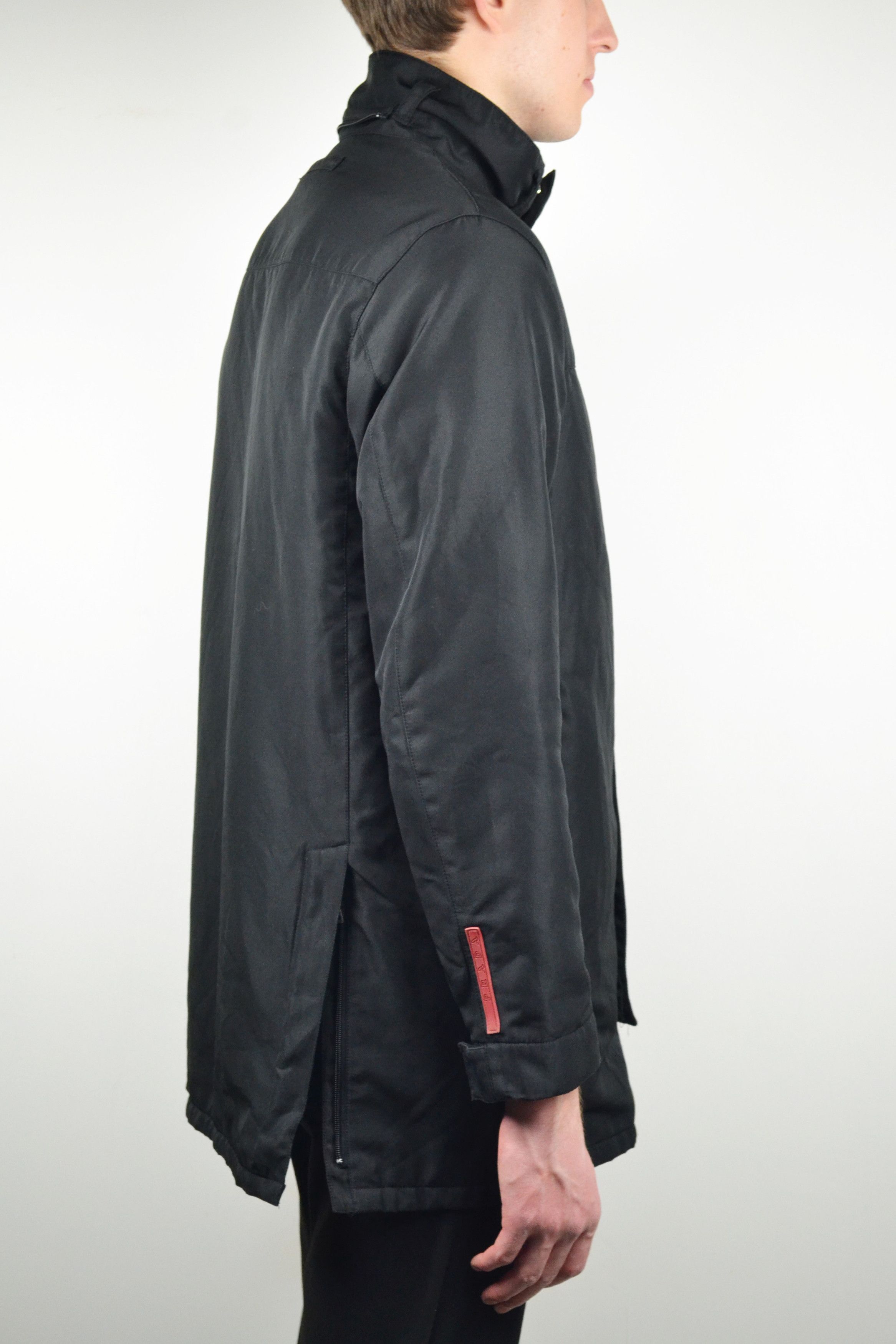 Prada Prada Red Stripe Trench Jacket SGV617 | Grailed
