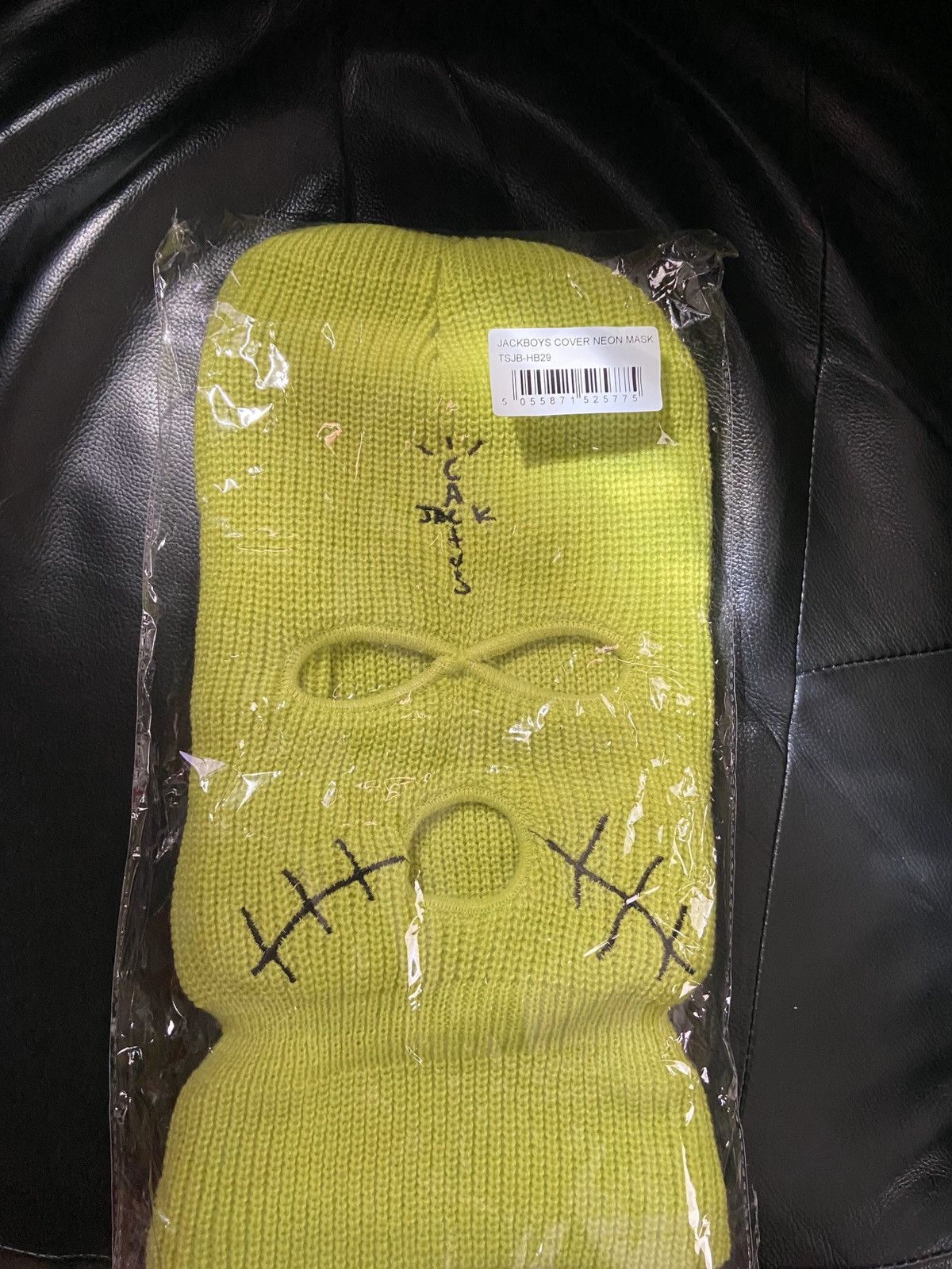 Travis Scott Travis Scott JACKBOYS Cover Neon Mask | Grailed