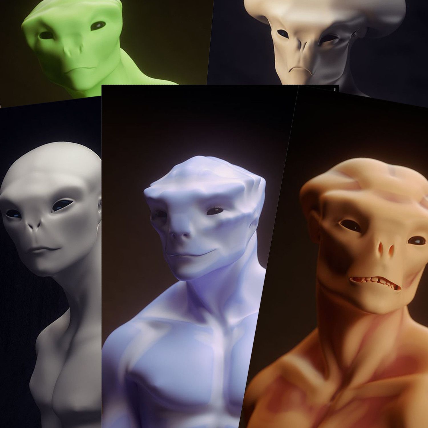 Travis Scott Travis Scott HITR Alien Poster Pack (5 Pack) | Grailed