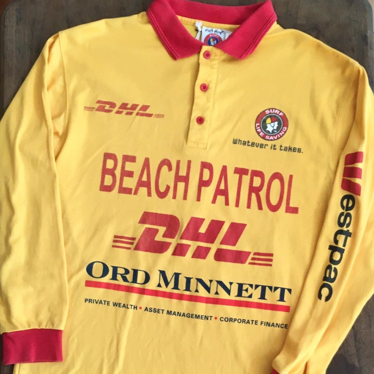 Vintage Vintage DHL Beach PatrolUniform Polo Shirt | Grailed