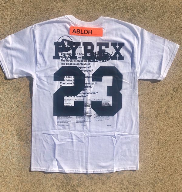 Off-White Virgil Abloh Off-White Pyrex Box Logo Champion Tee | Grailed