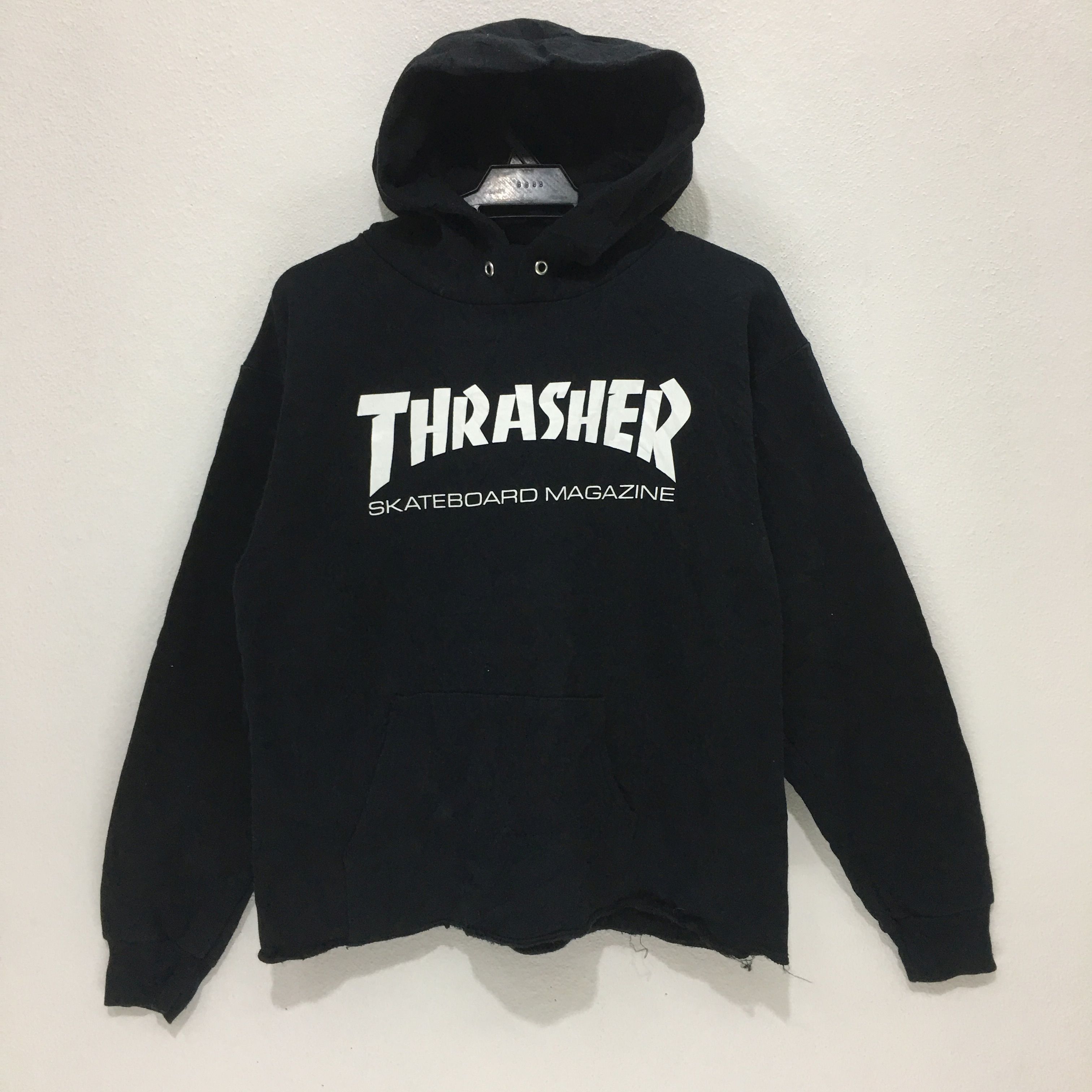 Thrasher Thrasher Skateboard Magazine Hoodie Sweatshirt Spell Out S ...