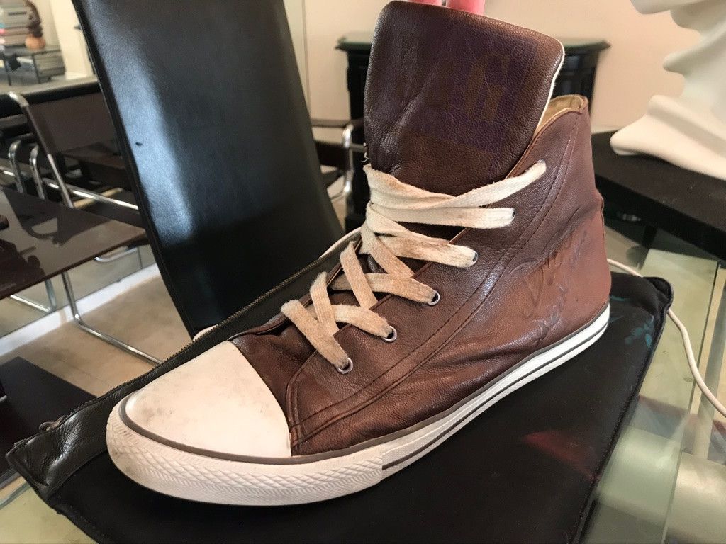 Dolce & Gabbana D&G Converse Chuck Taylor All Star brown leather | Grailed