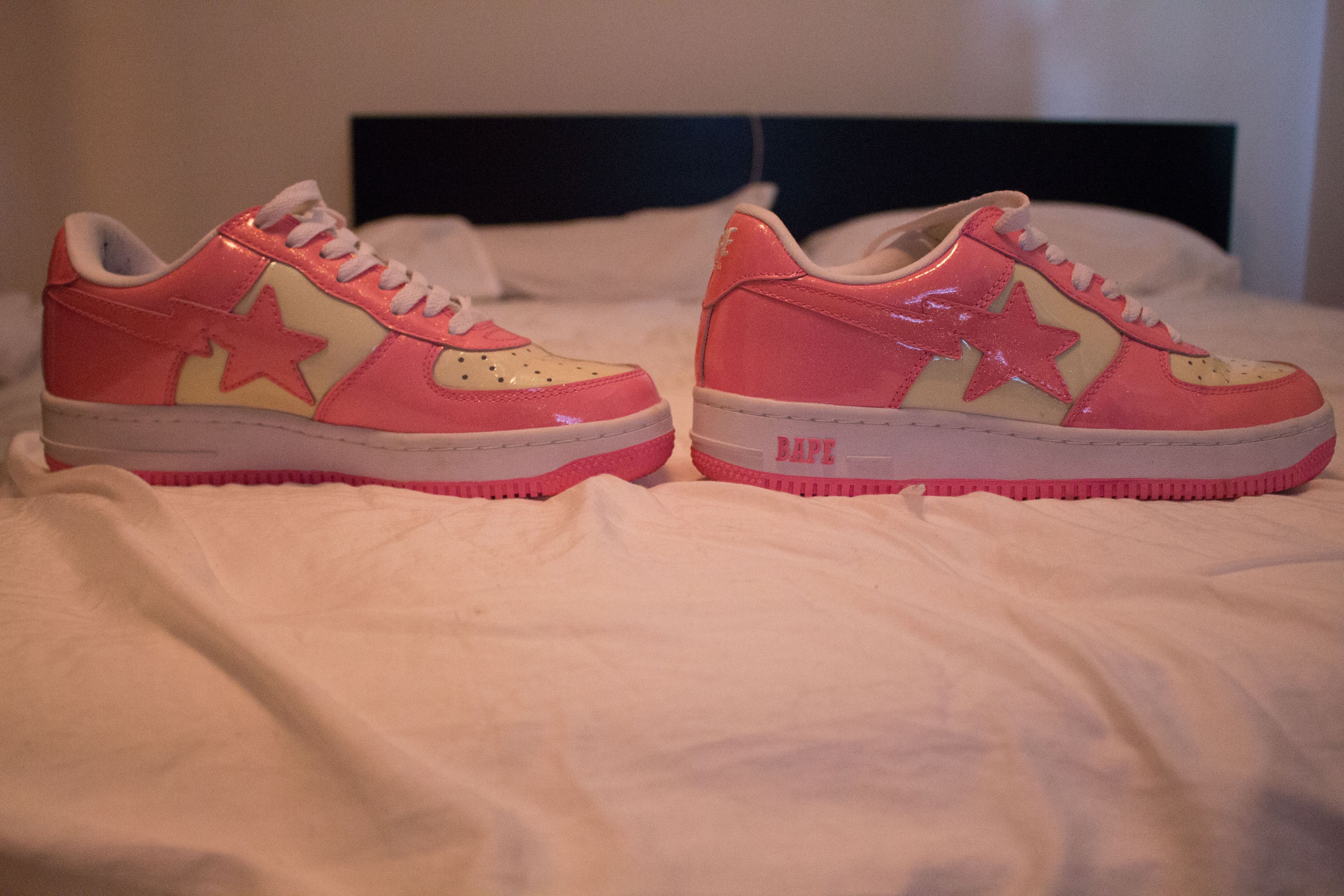 Bape Bapestas Pink | Grailed