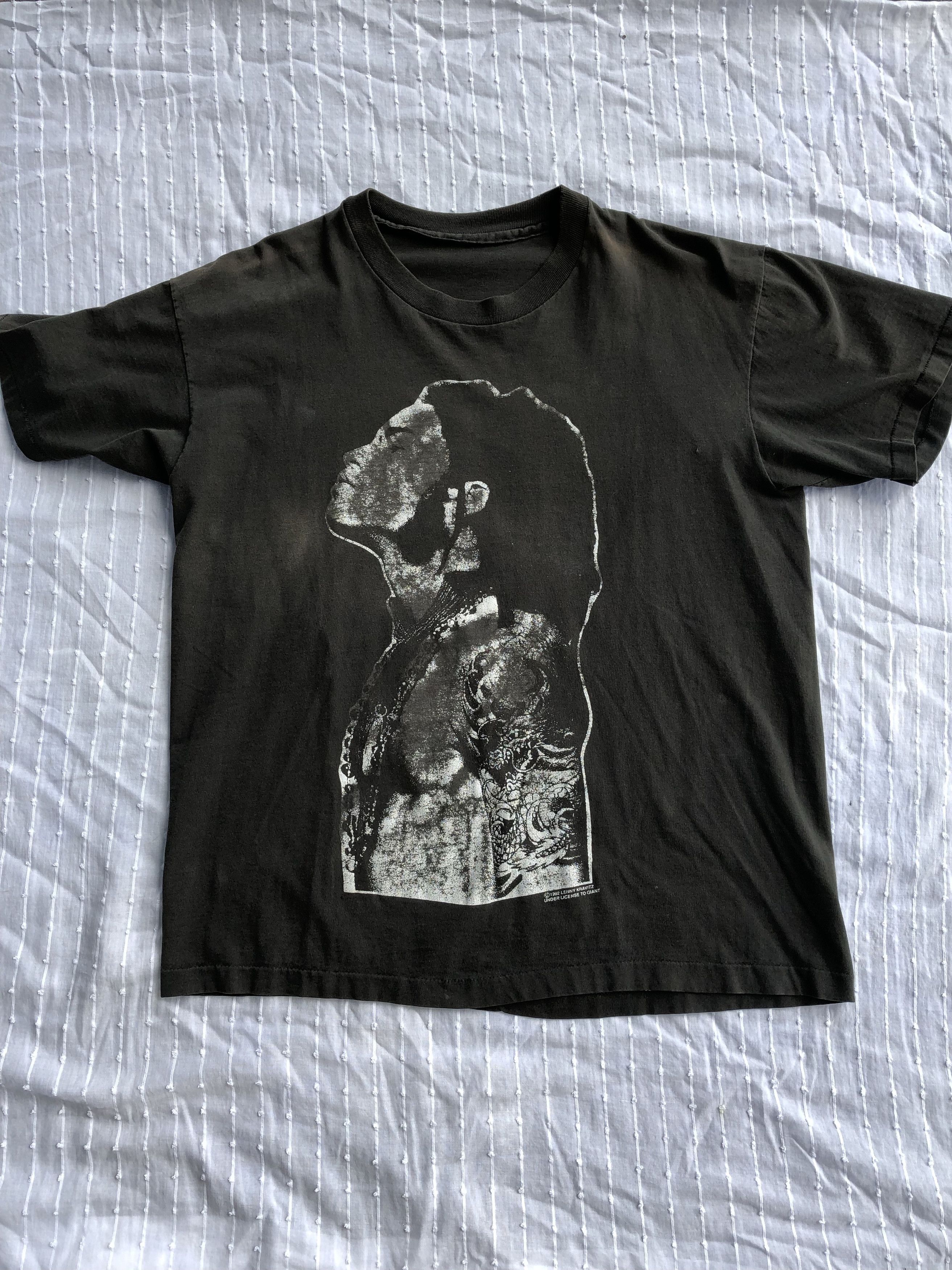 Vintage Lenny Kravitz 1991 “Always on the Run” World Tour T-shirt | Grailed