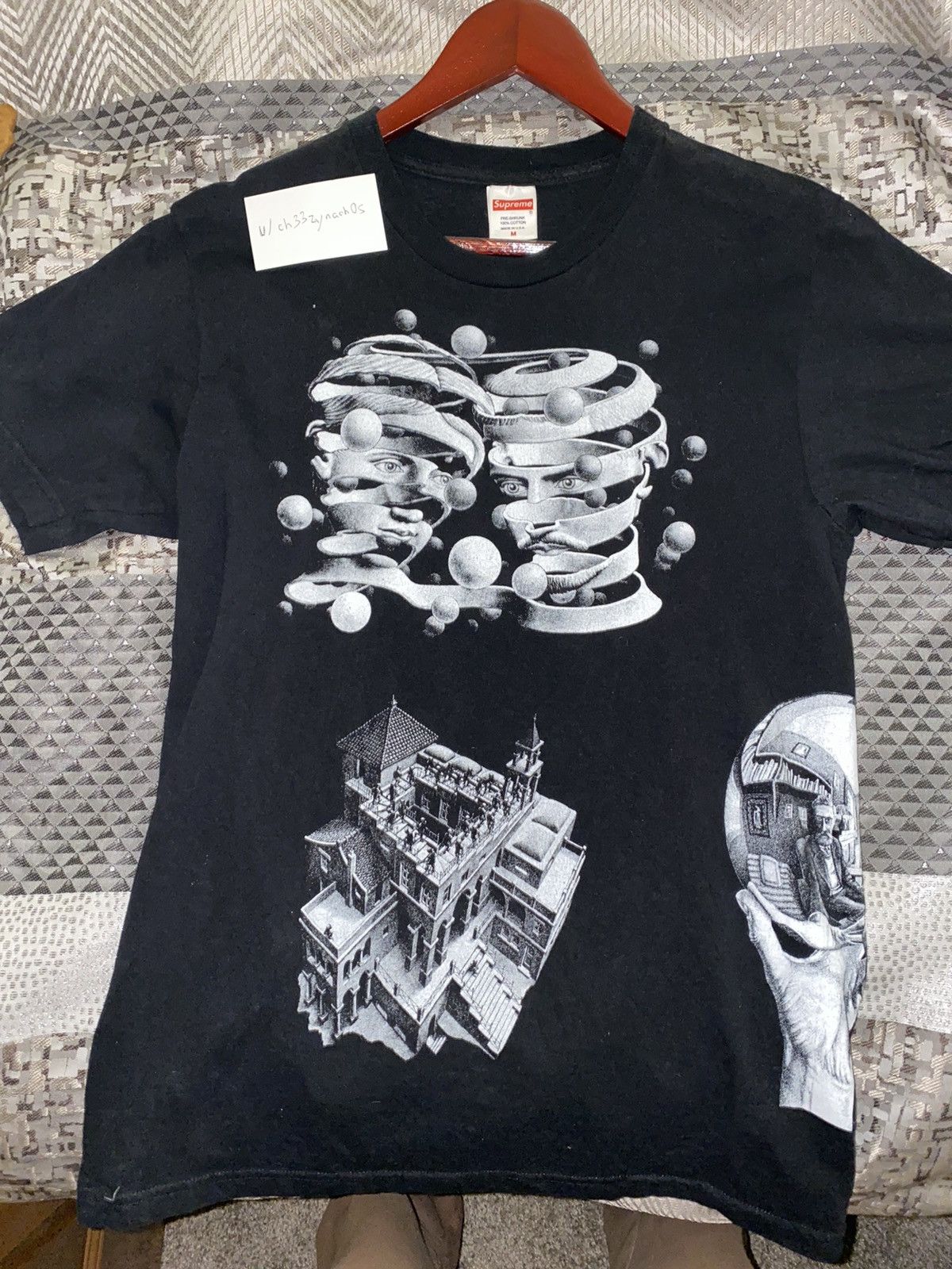 Supreme MC Escher Collage Tee | Grailed