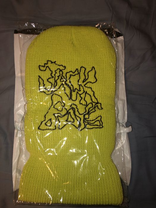 Travis Scott Travis Scott Jack Boys Neon Green Ski Mask | Grailed
