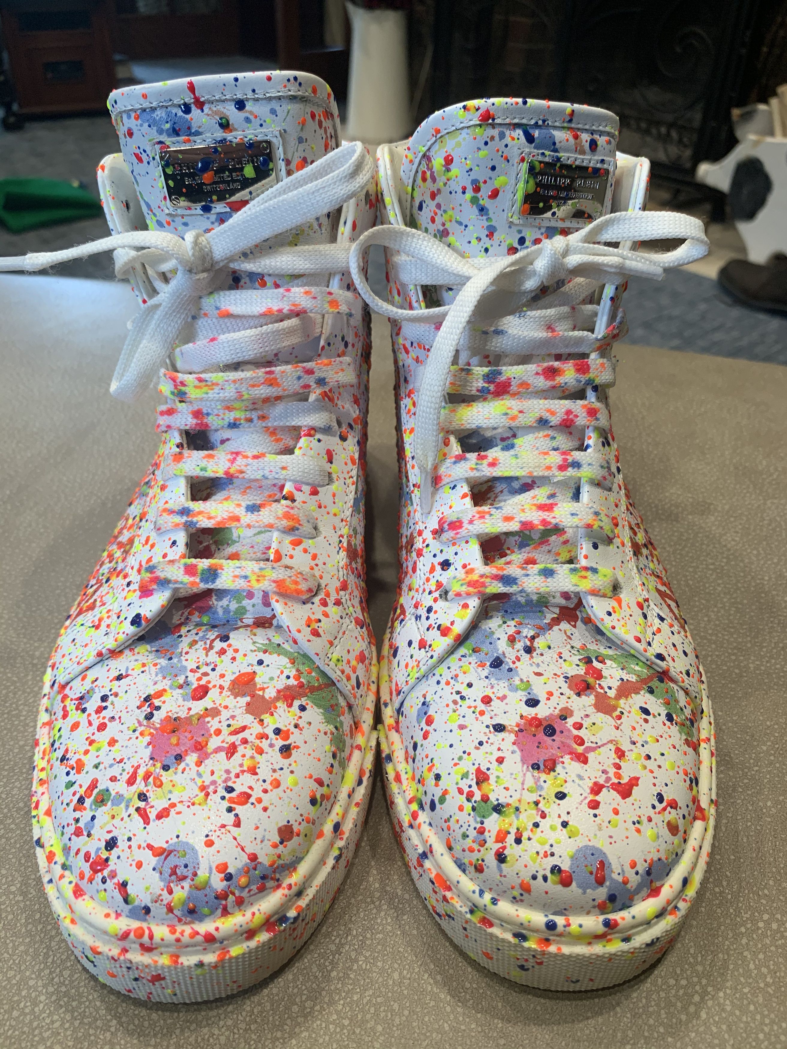 Alec Monopoly × Philipp Plein Alec Monopoly x Philipp Plein Lace Up ...