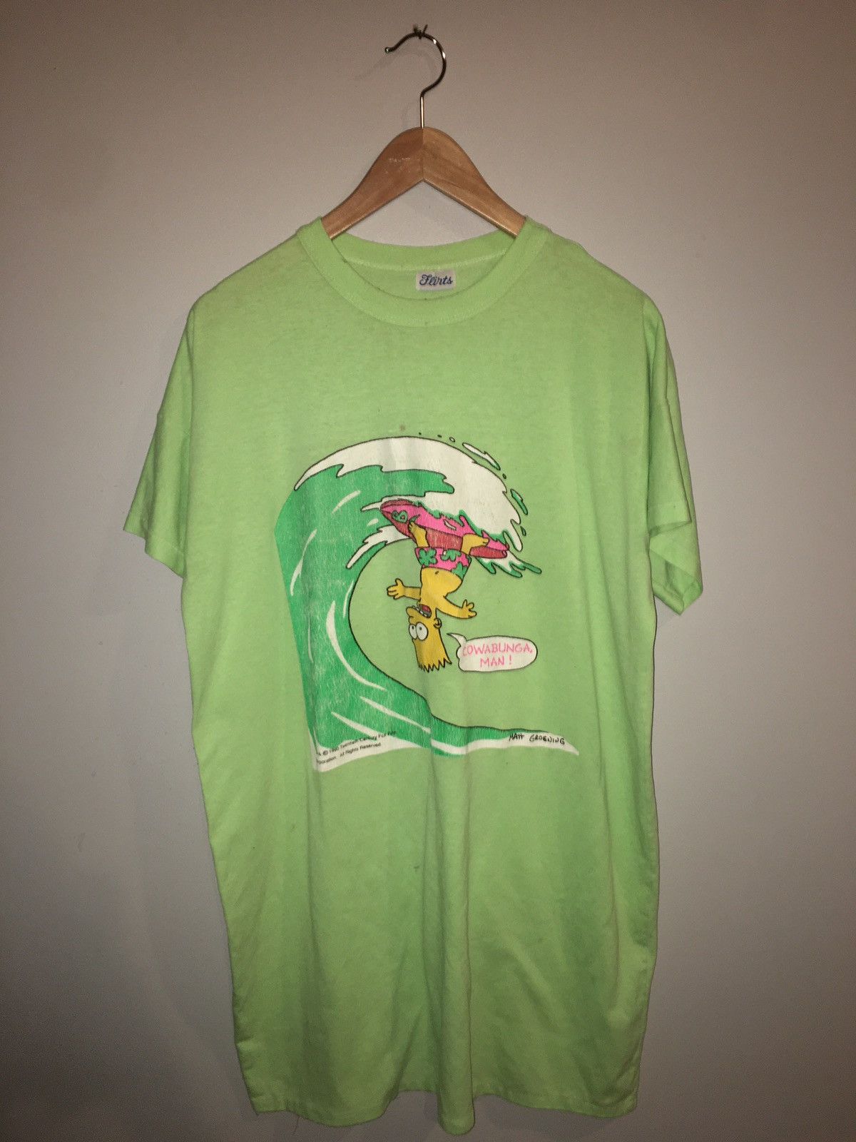 The Simpsons × Vintage Vintage 1990 Bart Simpson tee cowabunga dude ...