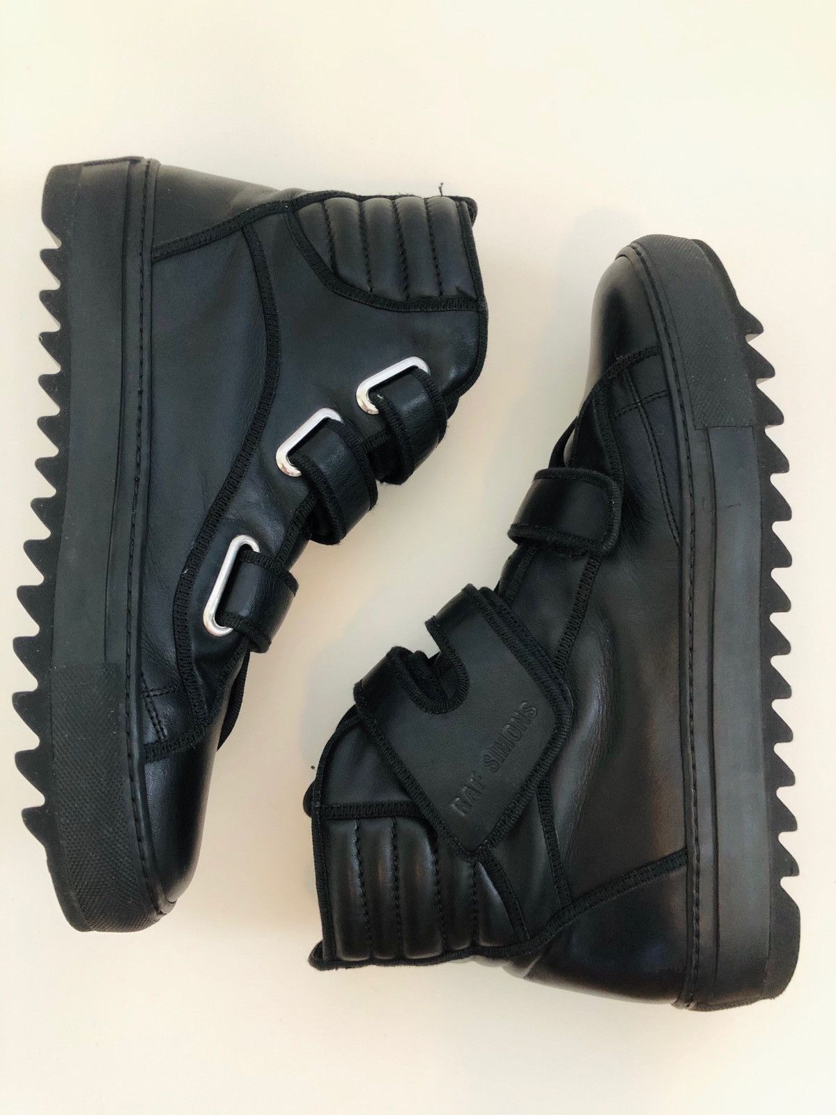 Raf Simons RAF Velcro extreme/ripple vibram sole | Grailed