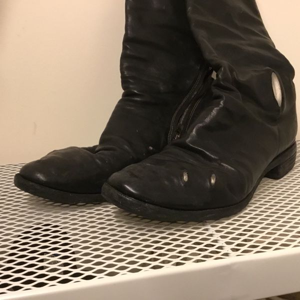 Carol Christian Poell Prosthetic Tornado Zip Boots | Grailed