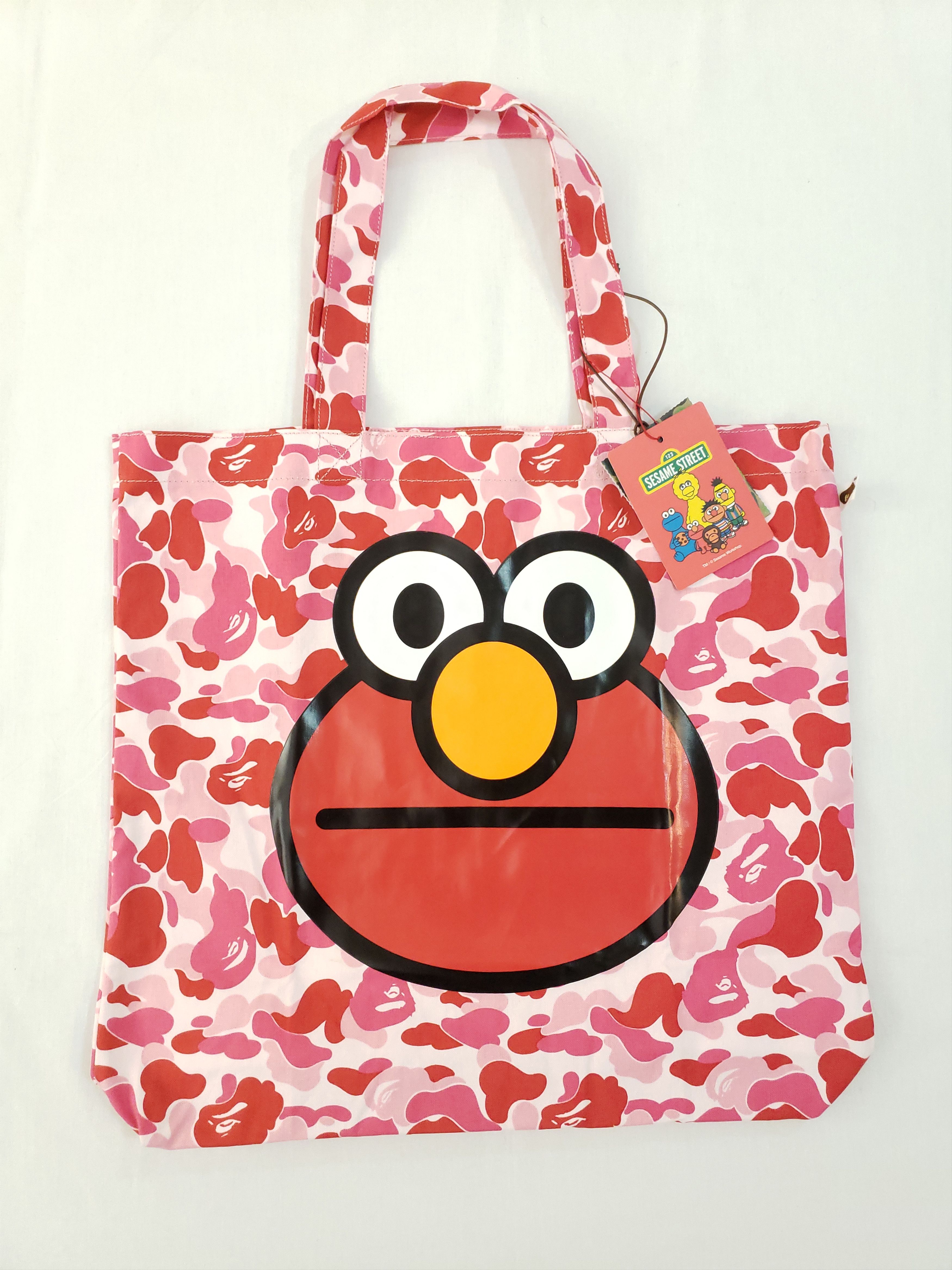 Bape Bape X Sesame Street "Elmo" Tote Bag | Grailed