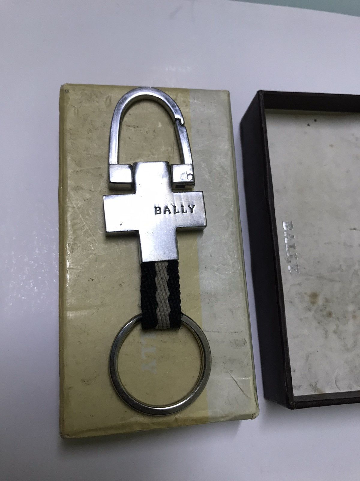 Bally DELETE TODAY!!! BALLY KEYRING/KEYCHAIN | Grailed